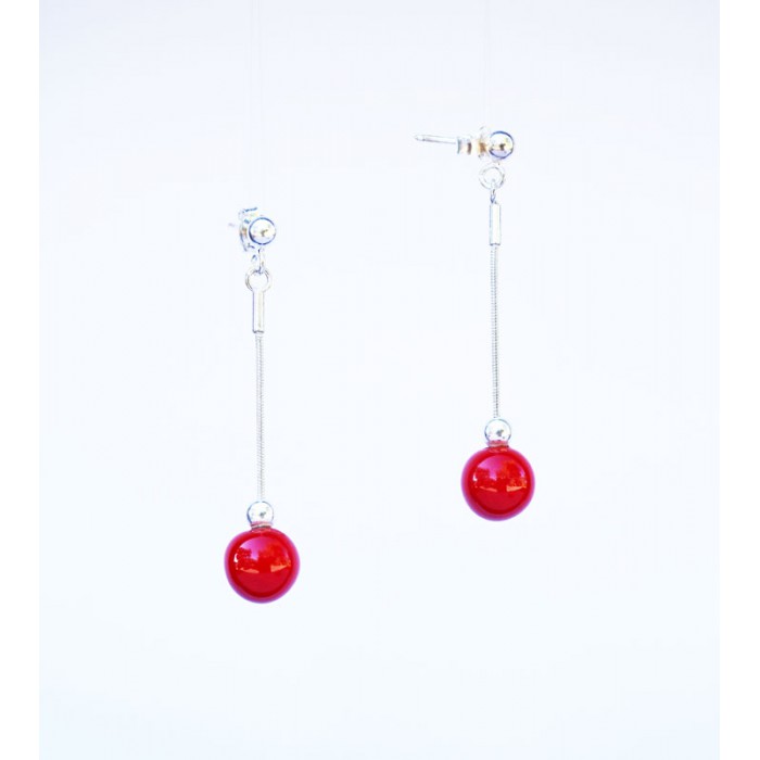 BOUCLE SERPENTINE ROUGE